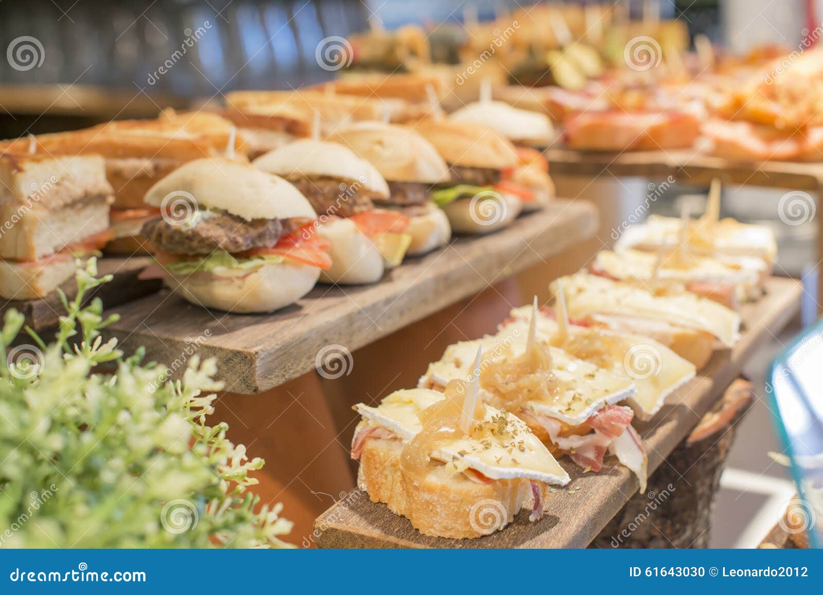 Spanish Mixed Tapas, Basque Cuisine, Pintxos Bilbao, Spain. Stock Photo ...