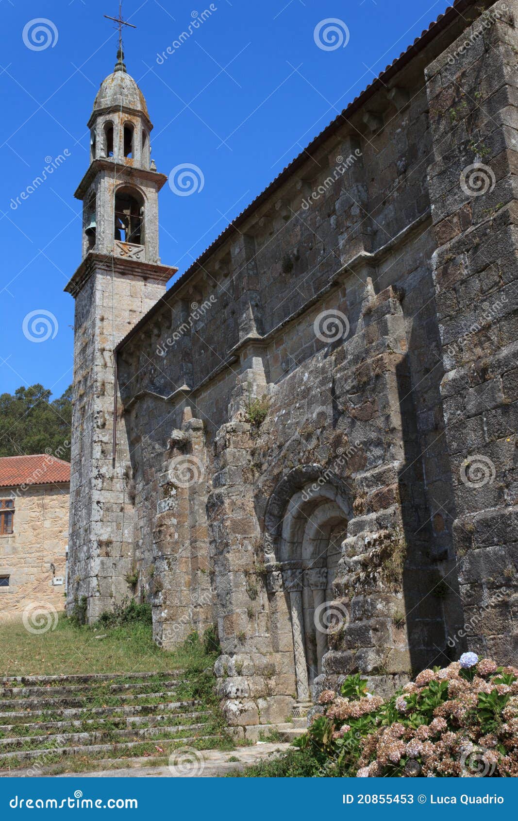 Spanish Monastery stock image. Image of beach, rocks - 20855453