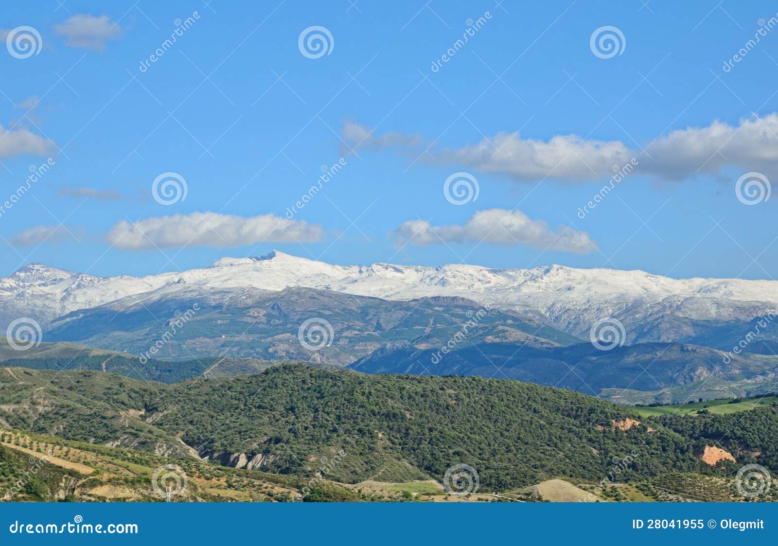 Spanish Mountains Sierra Nevada in Spring Stock Image - Image of spring ...