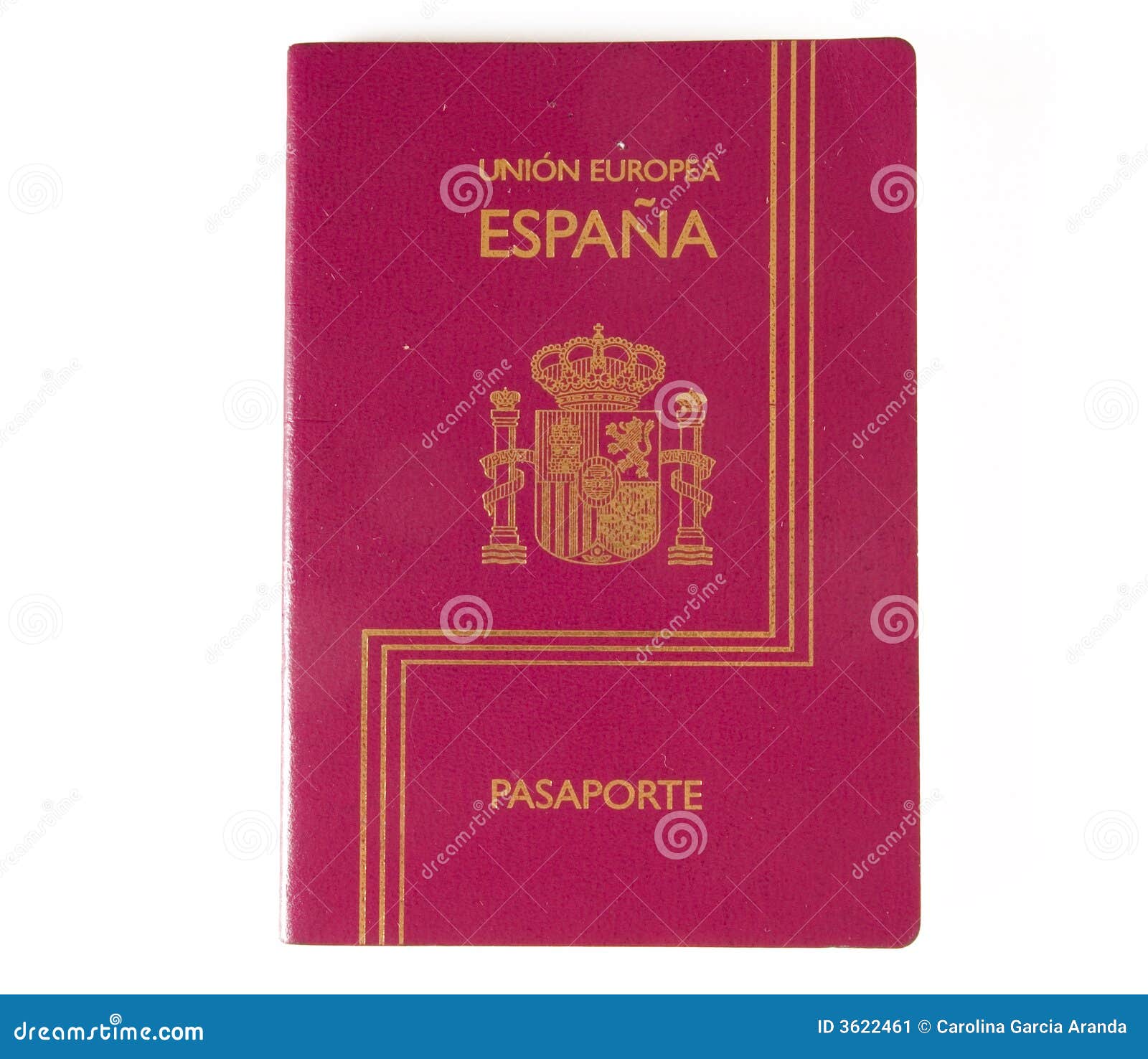 Spanish Passport Stock Image Image 3622461