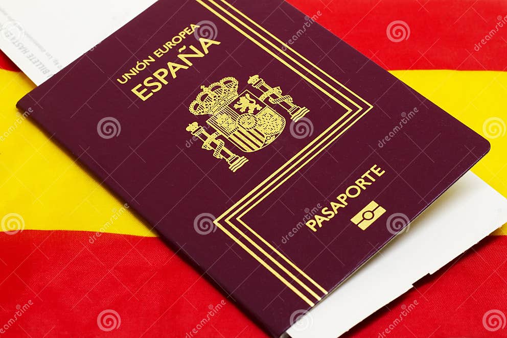 Spanish passport stock photo. Image of spanish, pass - 30577464