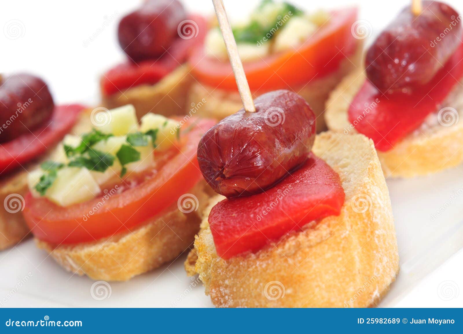 Spanish pinchos stock image. Image of cooked, culinary - 25982689