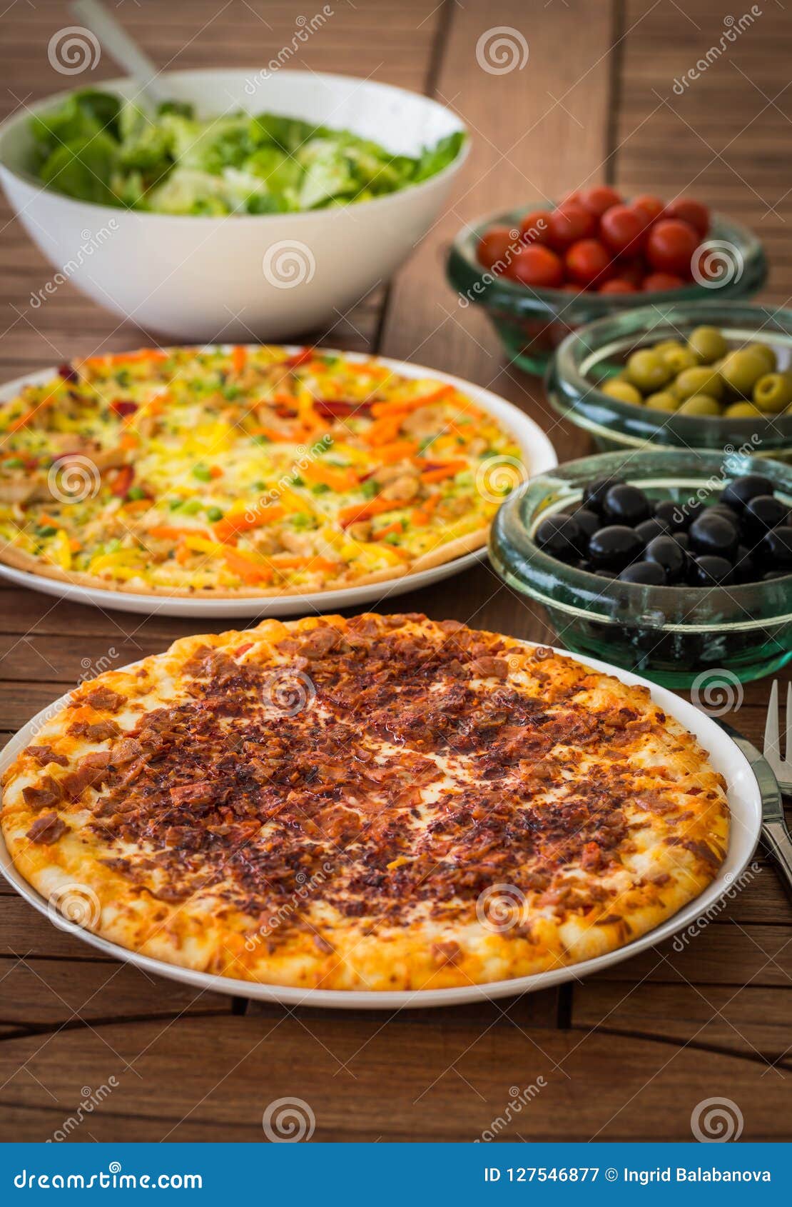 Spanish Pizza And Pasta Menus Royalty-Free Stock Photography ...
