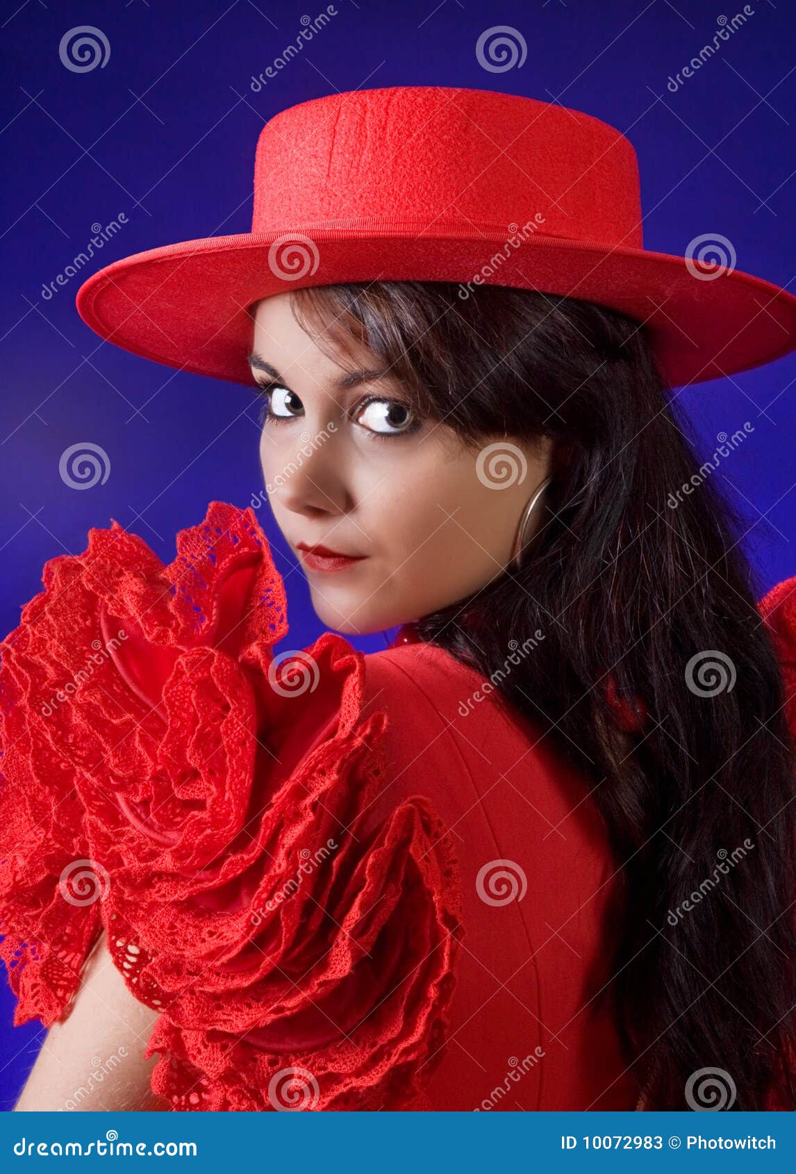 Spanish portrait stock image. Image of dancer, costume - 10072983