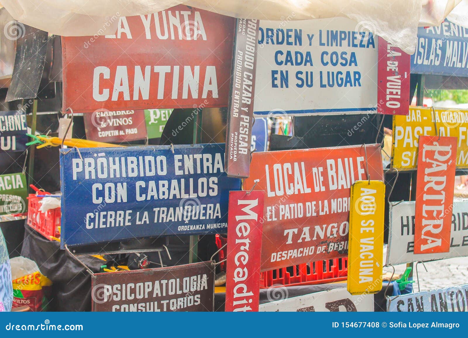 Spanish Posters Background Aged Traditional Editorial Stock Photo ...