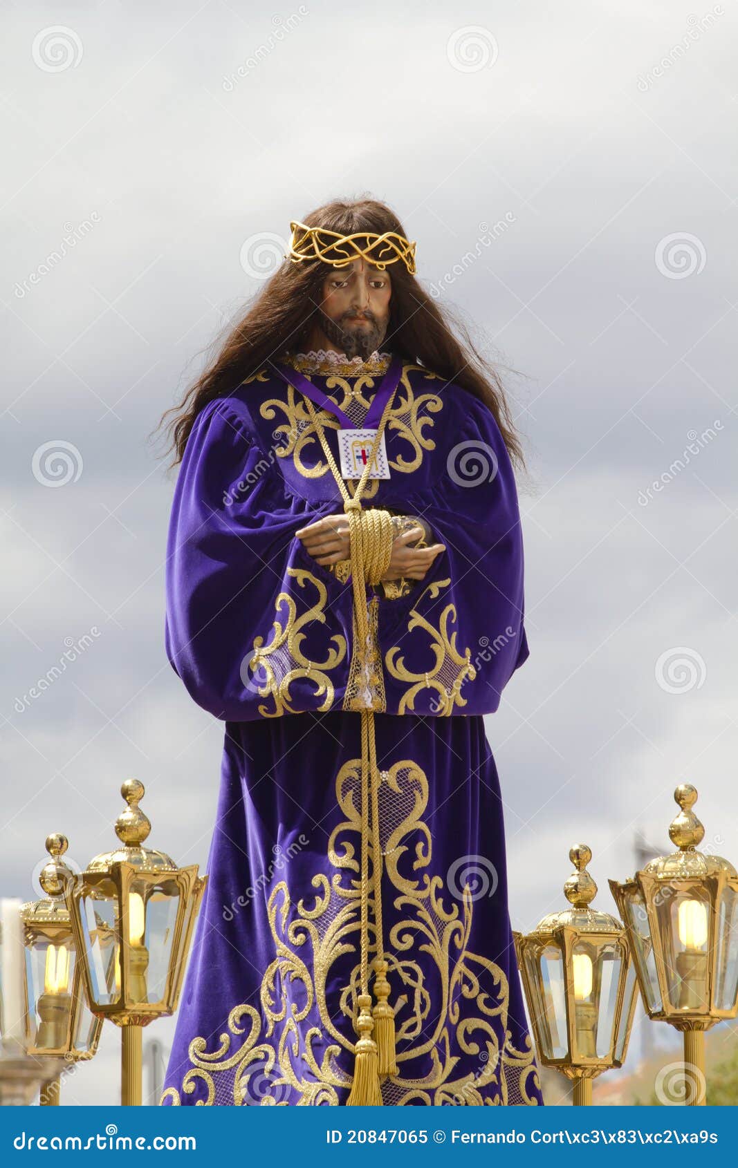Spanish Procession of the Christ Stock Image - Image of hands, member ...