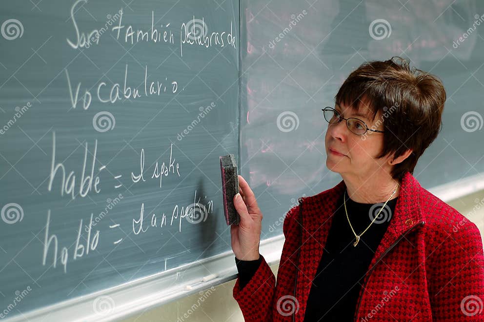 Spanish Professor stock photo. Image of learn, blackboard - 1531166