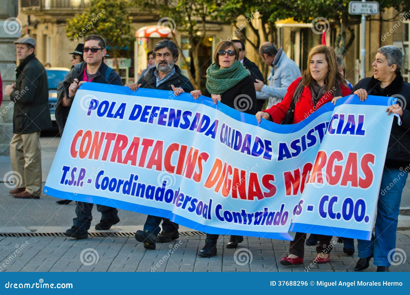 Spanish protest editorial photo. Image of spanish, protests - 37688296