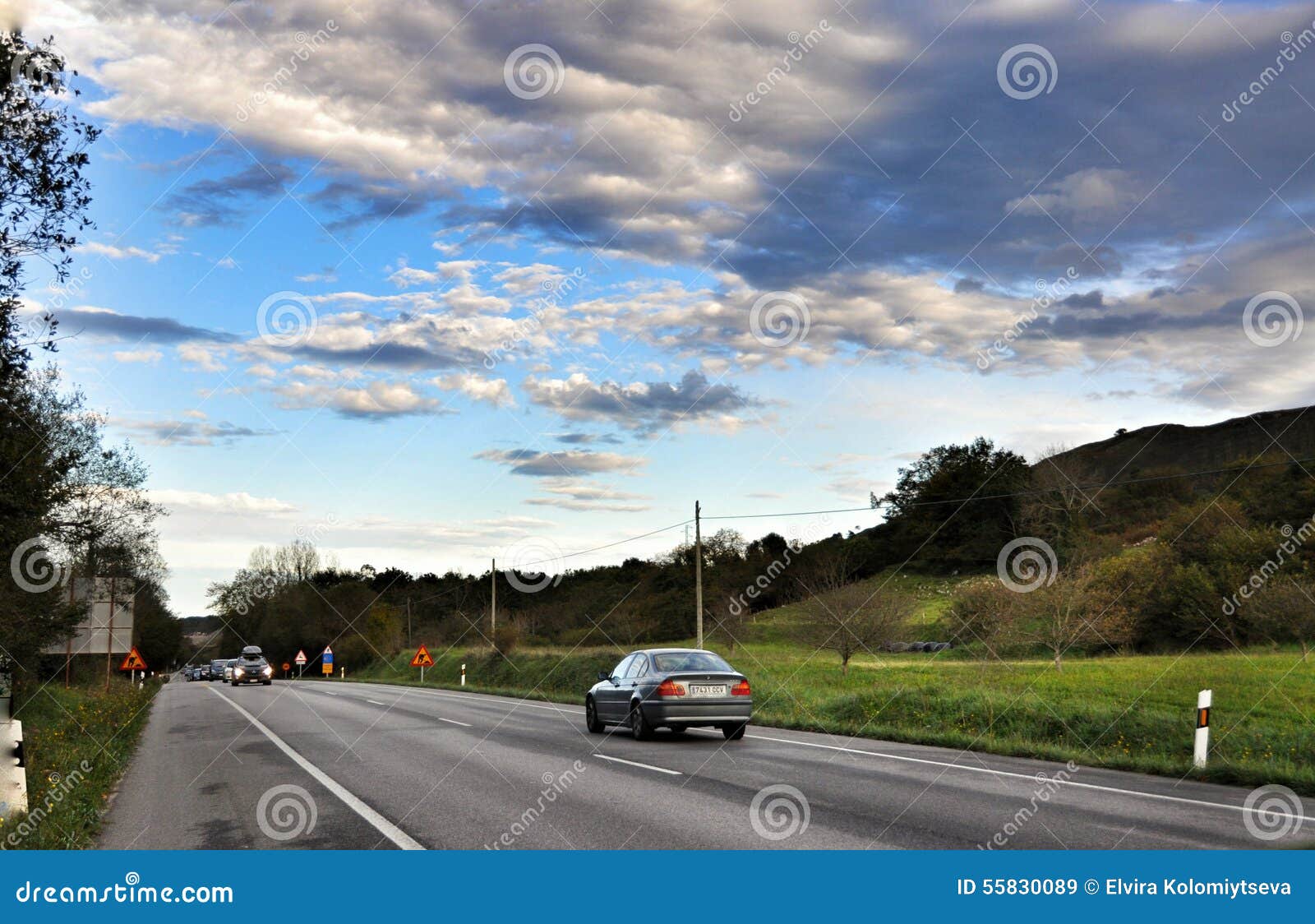 Spanish Road editorial stock image. Image of coast, island - 55830089