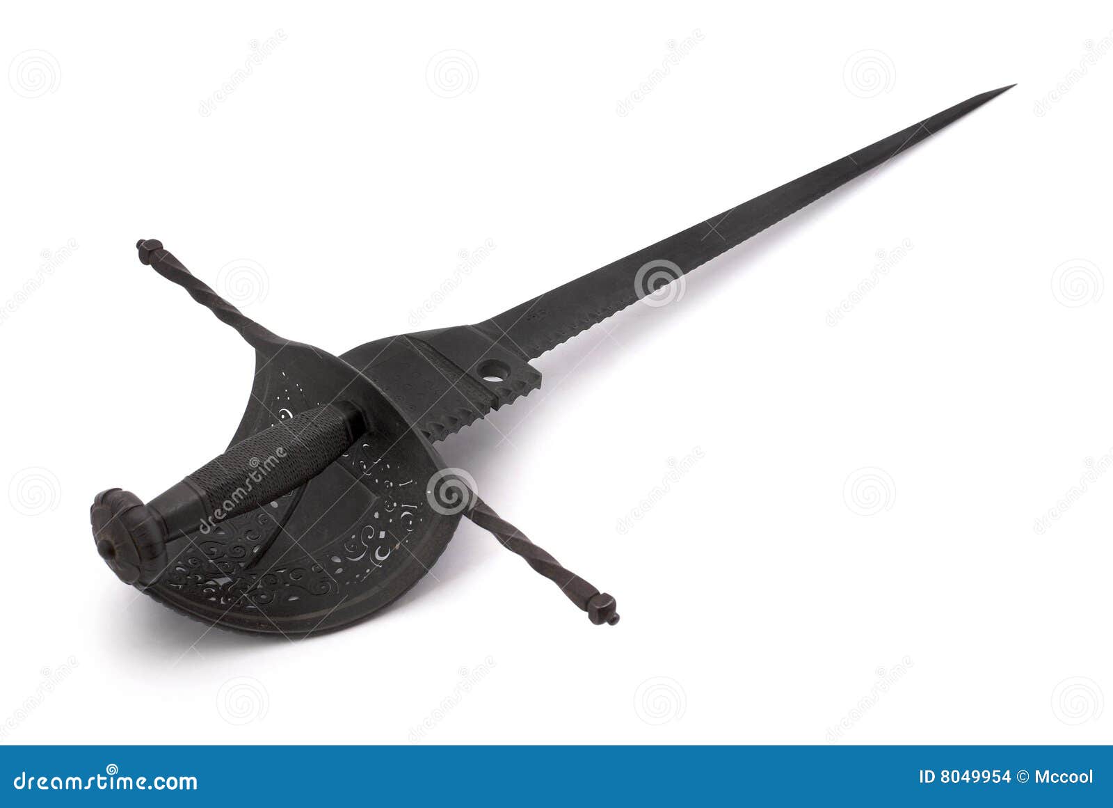 Spanish rondel dagger stock photo. Image of duel, blade - 8049954