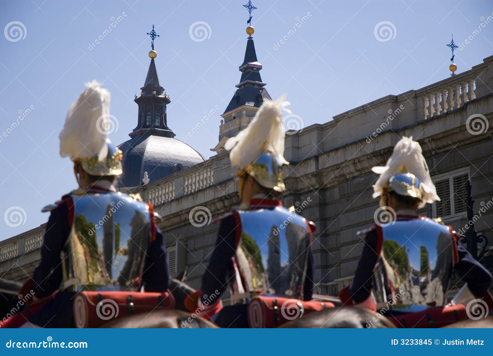 Spanish Royal Guard stock image. Image of palace, horseback - 3233845