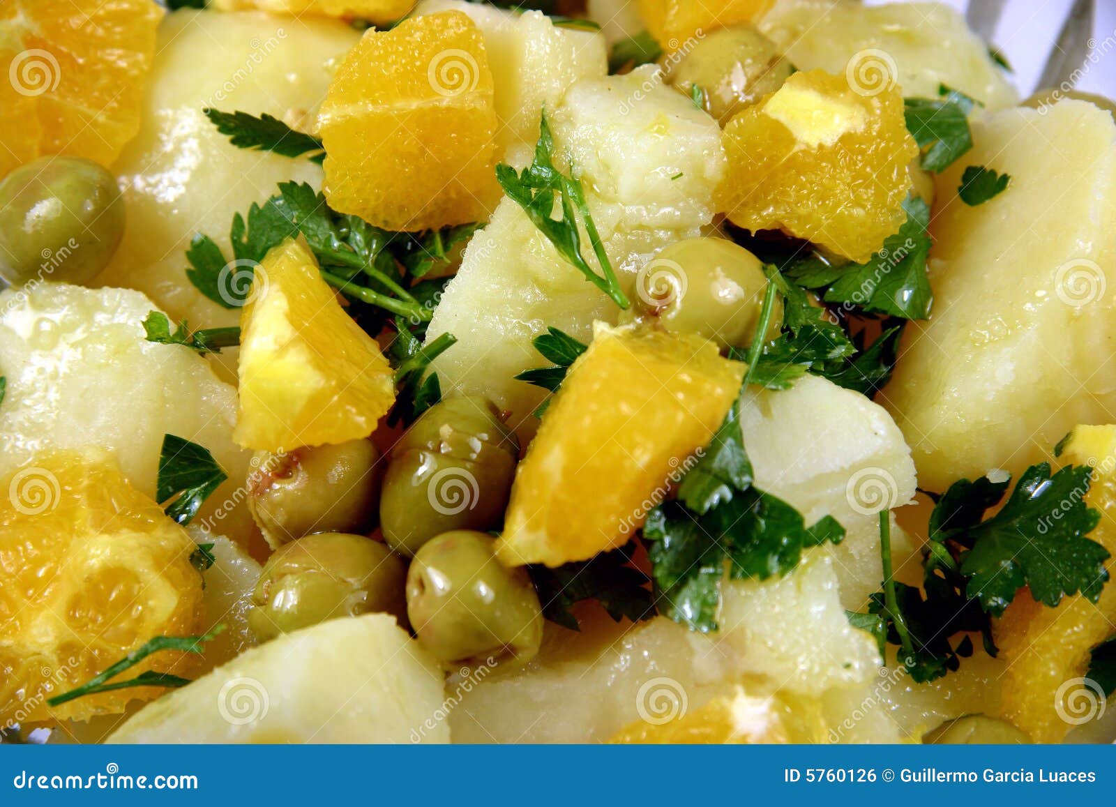 Spanish salad stock photo. Image of olive, naturally, vegetables - 5760126