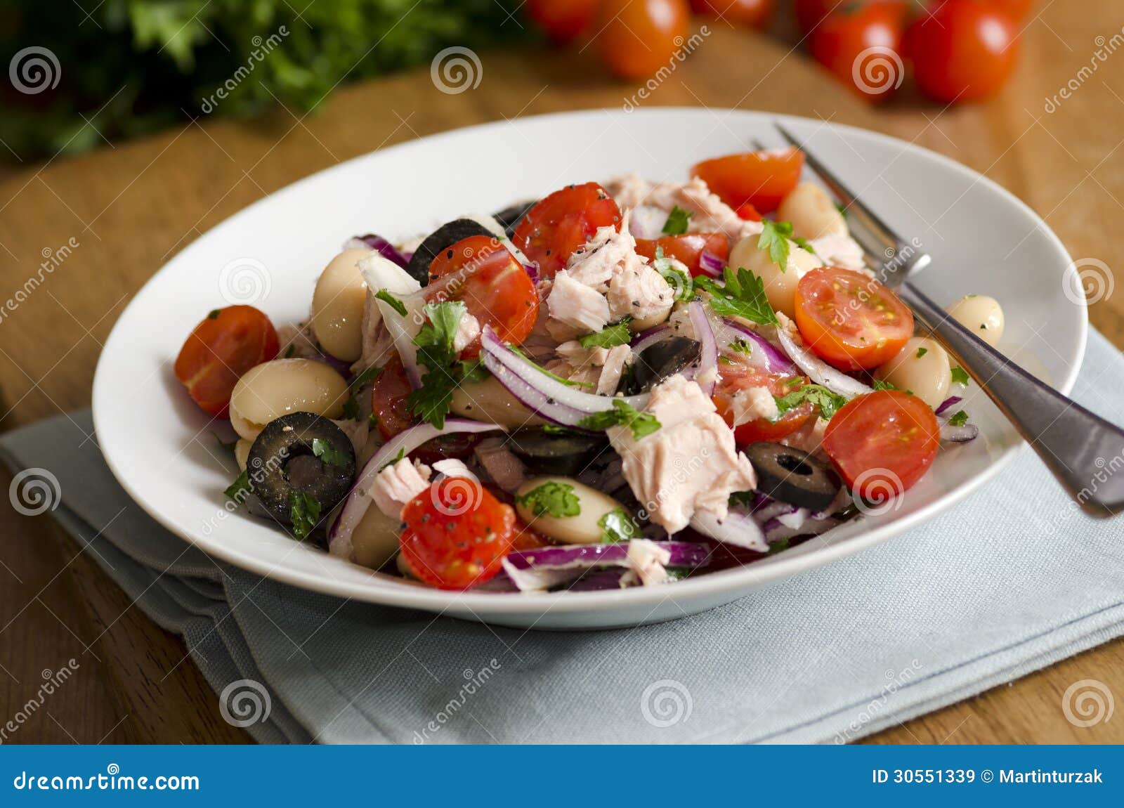 Spanish salad stock image. Image of salads, butter, culinary - 30551339
