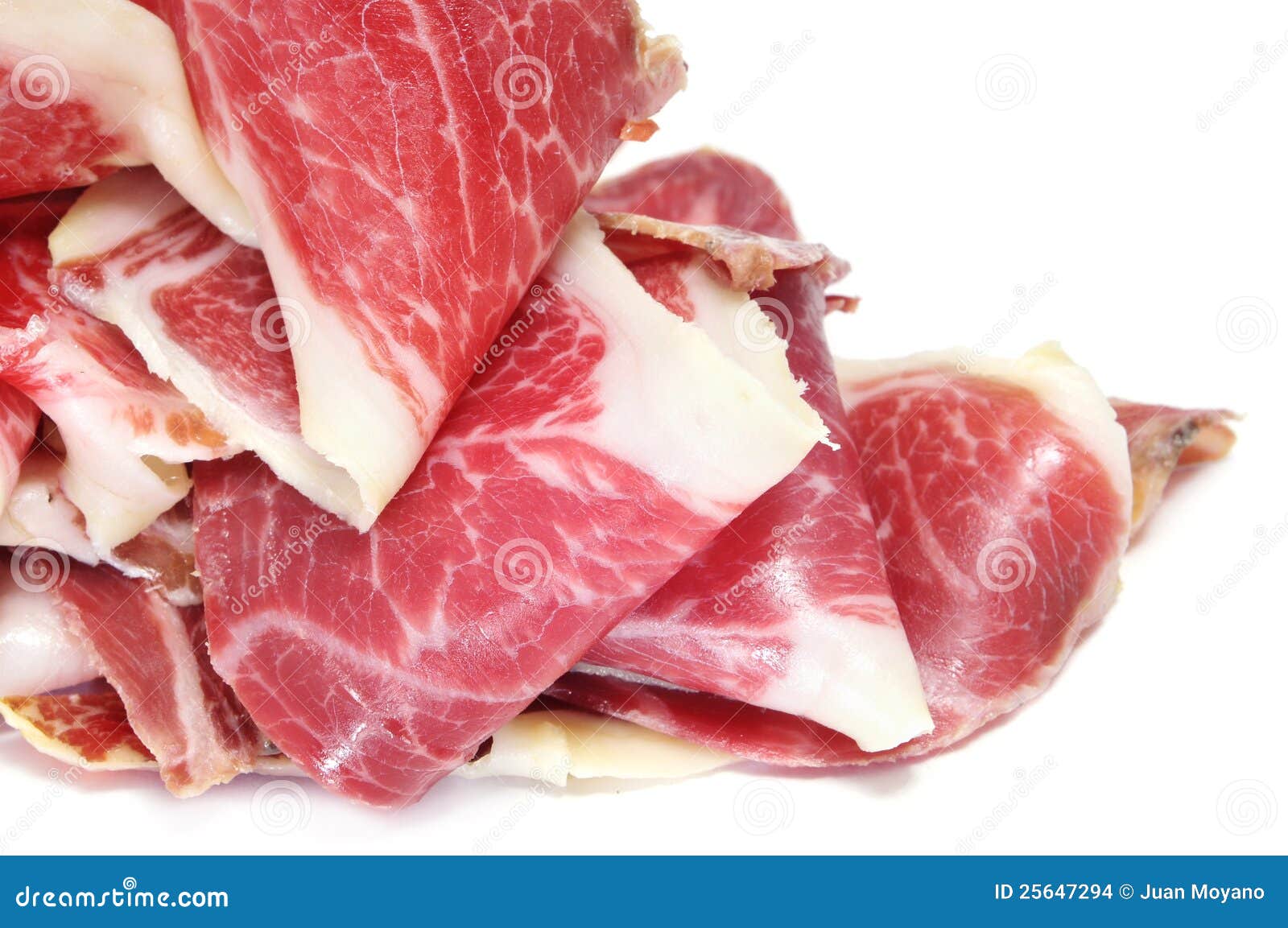 Spanish serrano ham stock photo. Image of buffet, gourmet - 25647294