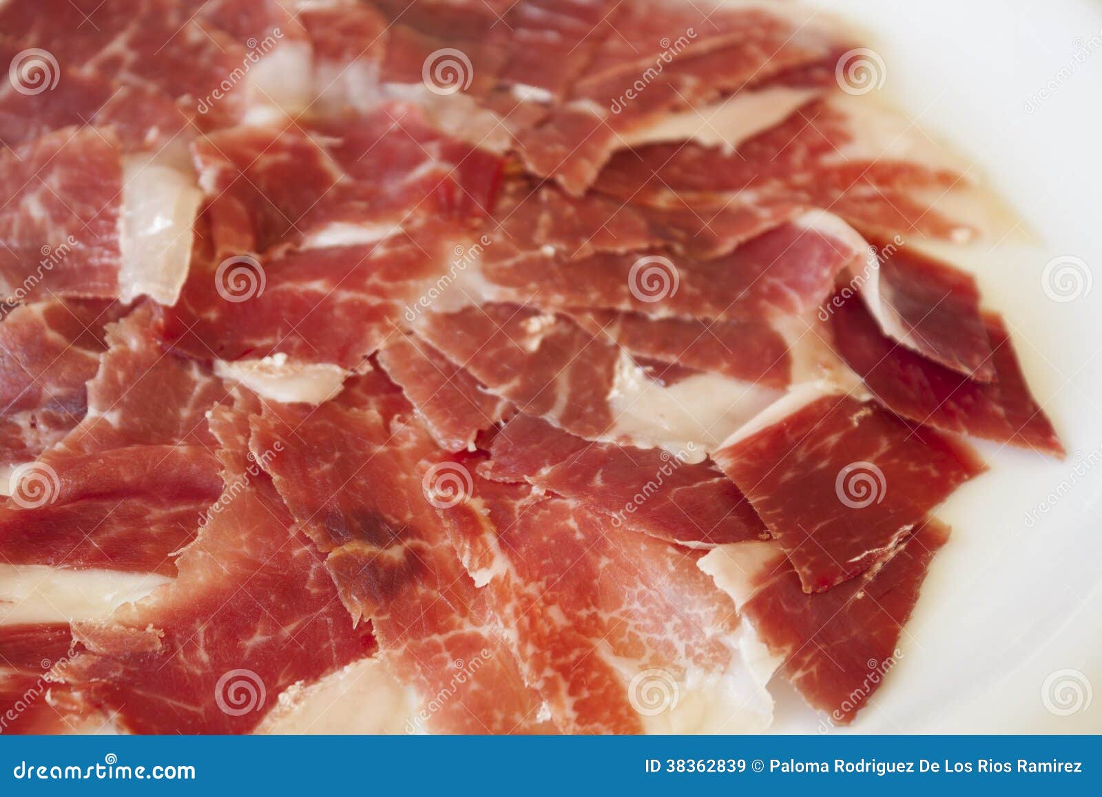Spanish serrano ham stock image. Image of spanish, gastronomy - 38362839