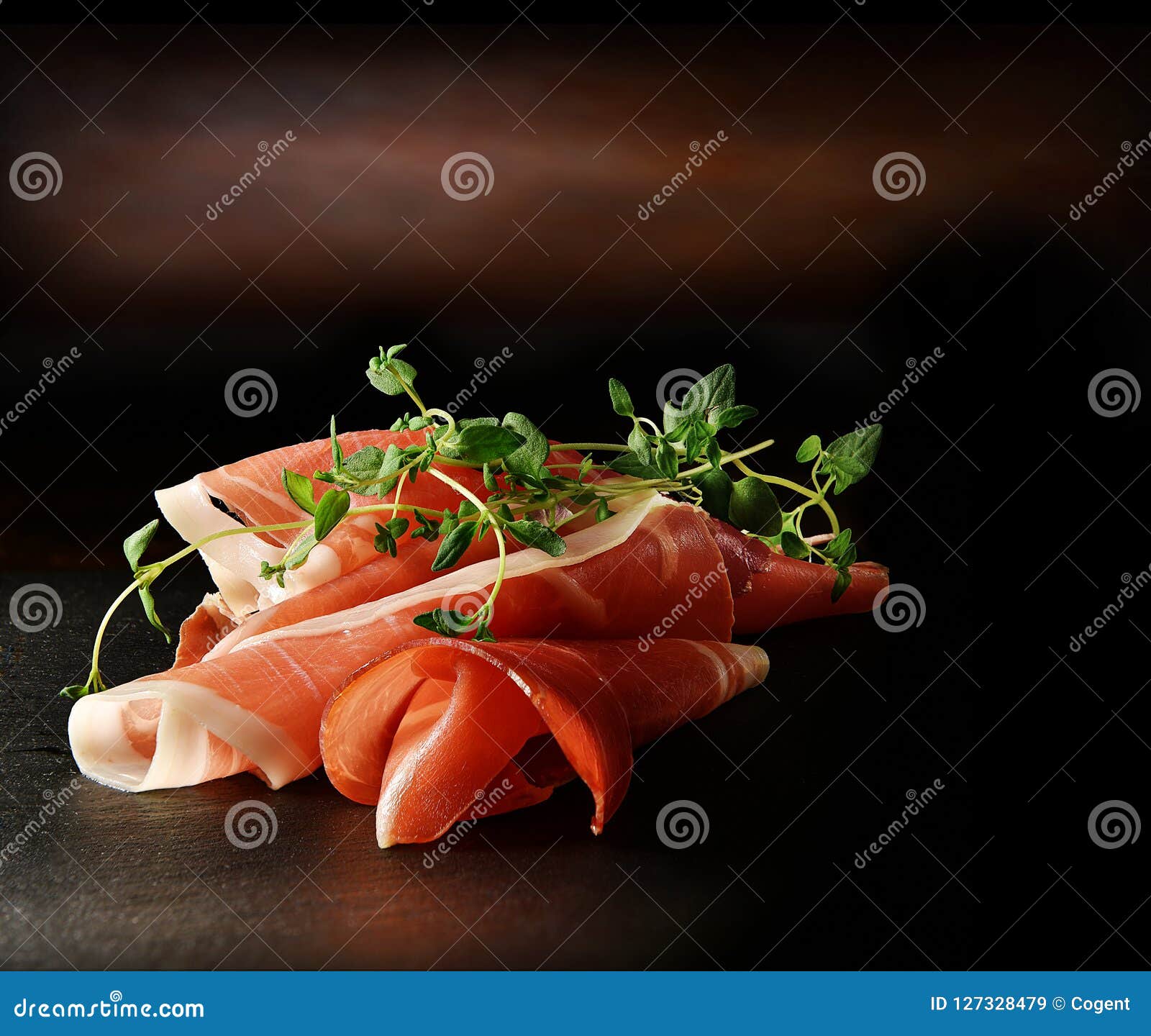 Spanish Serrano Ham Jamon Cut Royalty-Free Stock Image | CartoonDealer ...