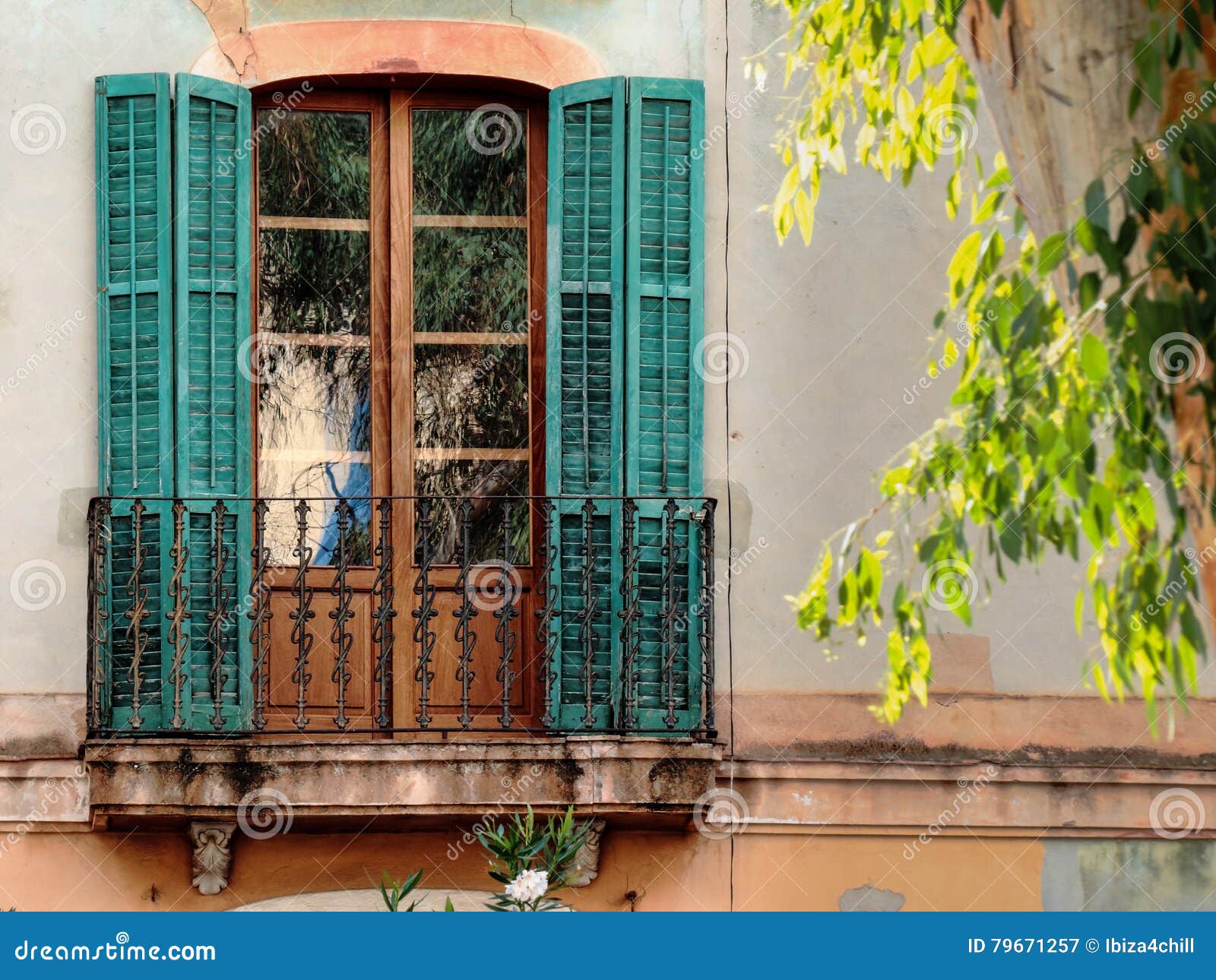 Shuttered Window Ornate Balcony Stock Photos - Free & Royalty-Free ...