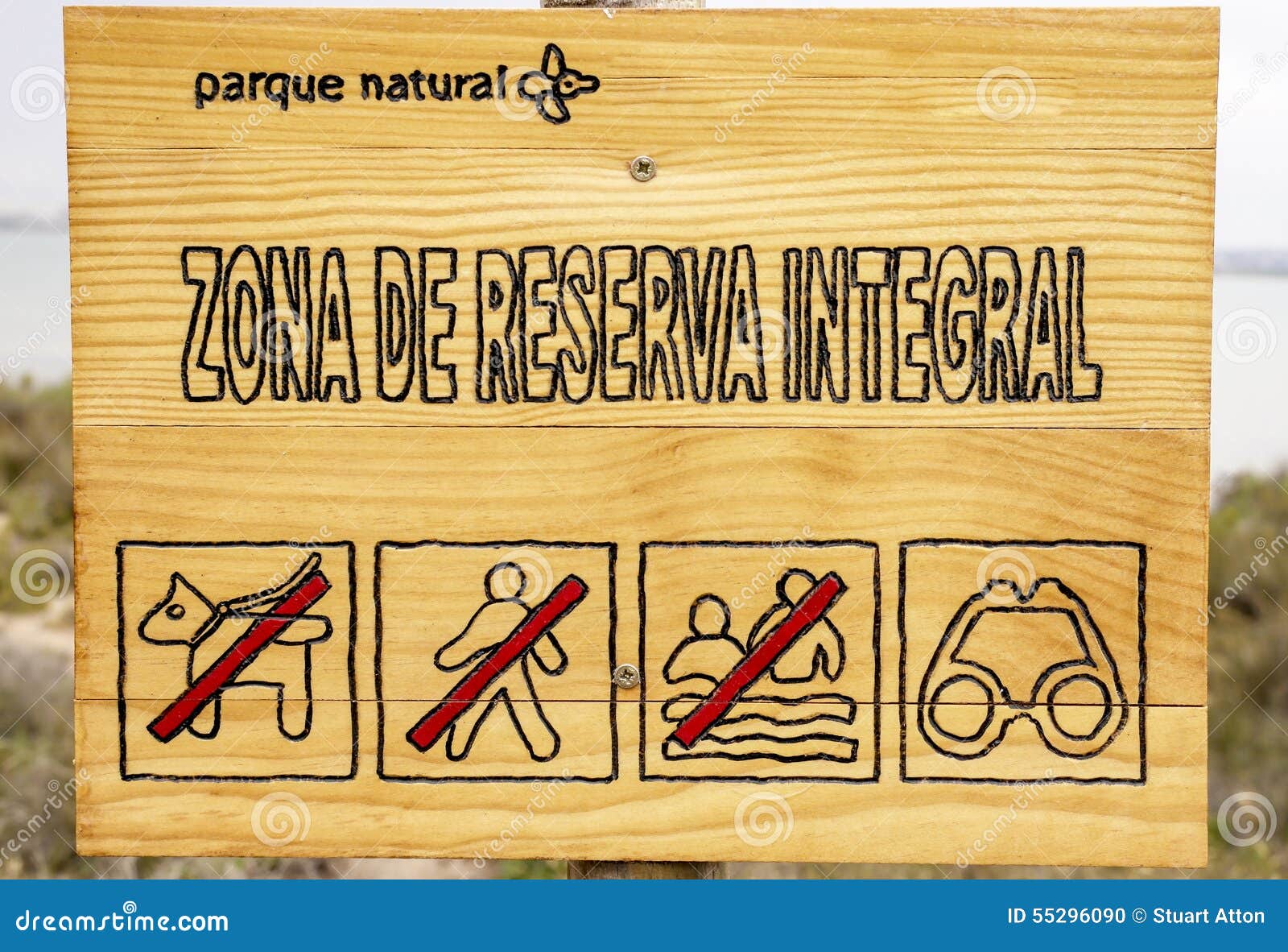 Spanish sign post stock photo. Image of black, soil, environment - 55296090