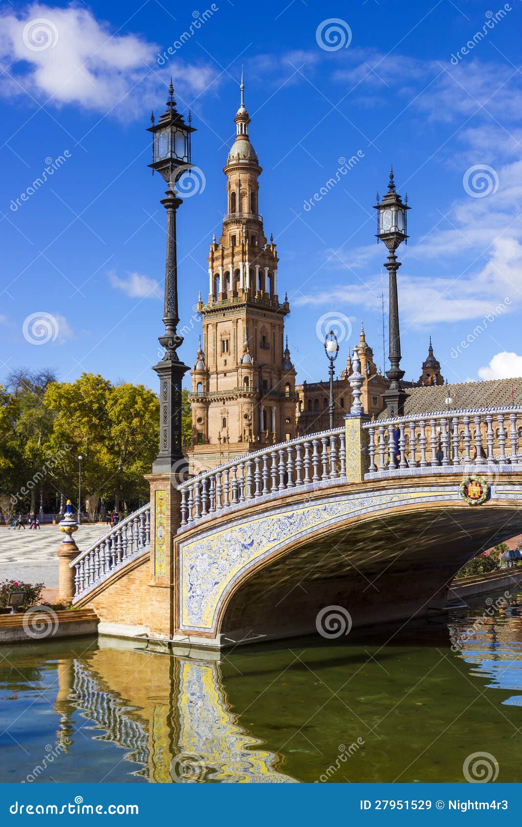 Spanish Square stock image. Image of historical, center - 27951529