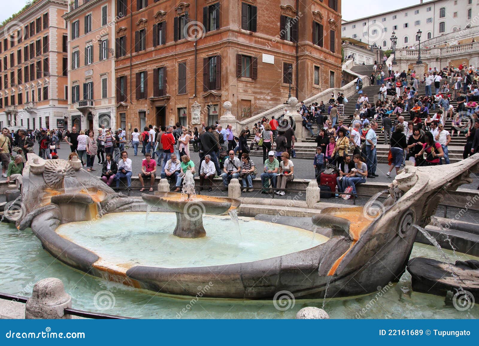 Spanish Square, Rome editorial stock image. Image of traveler - 22161689