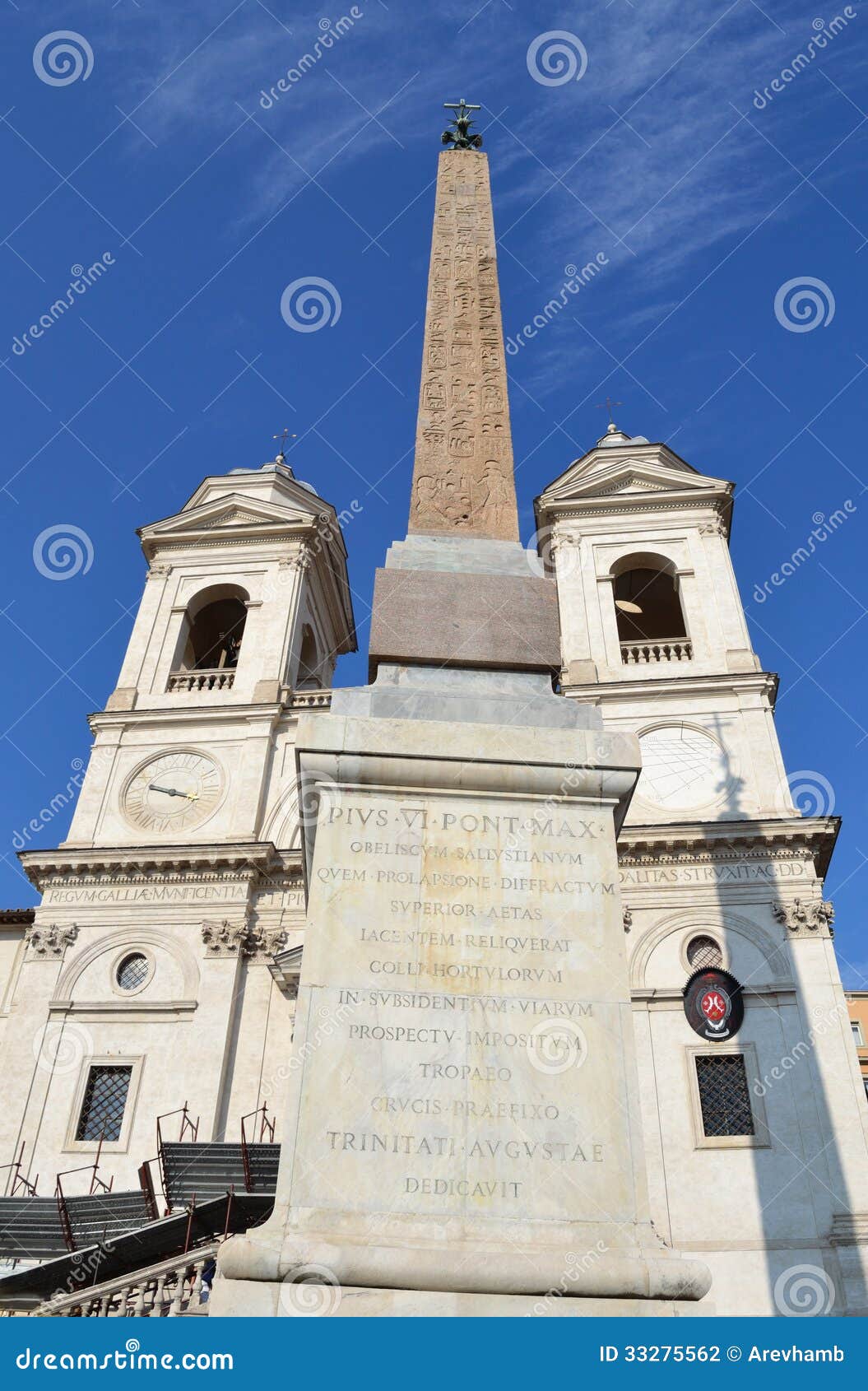 Spanish stairs, Rome stock photo. Image of roman, light - 33275562