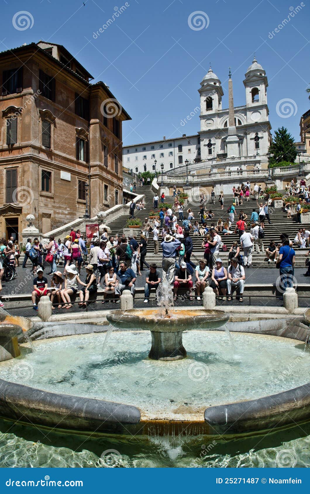 The Spanish steps editorial photography. Image of famous - 25271487