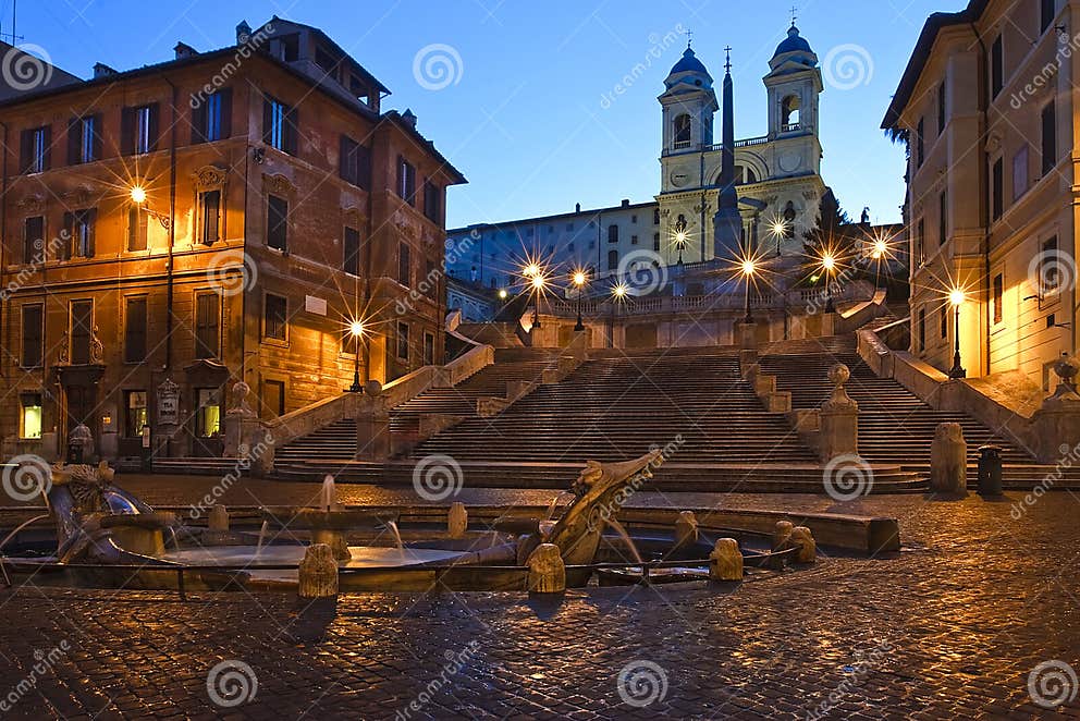 Spanish Steps stock photo. Image of europe, piazza, culture - 8114422