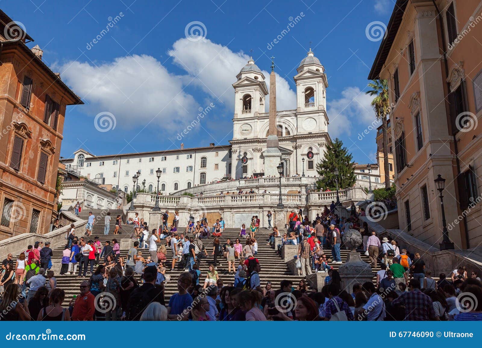 Spanish Steps at the Piazza Di Spagna - Rome, Lazio, Italy Editorial ...