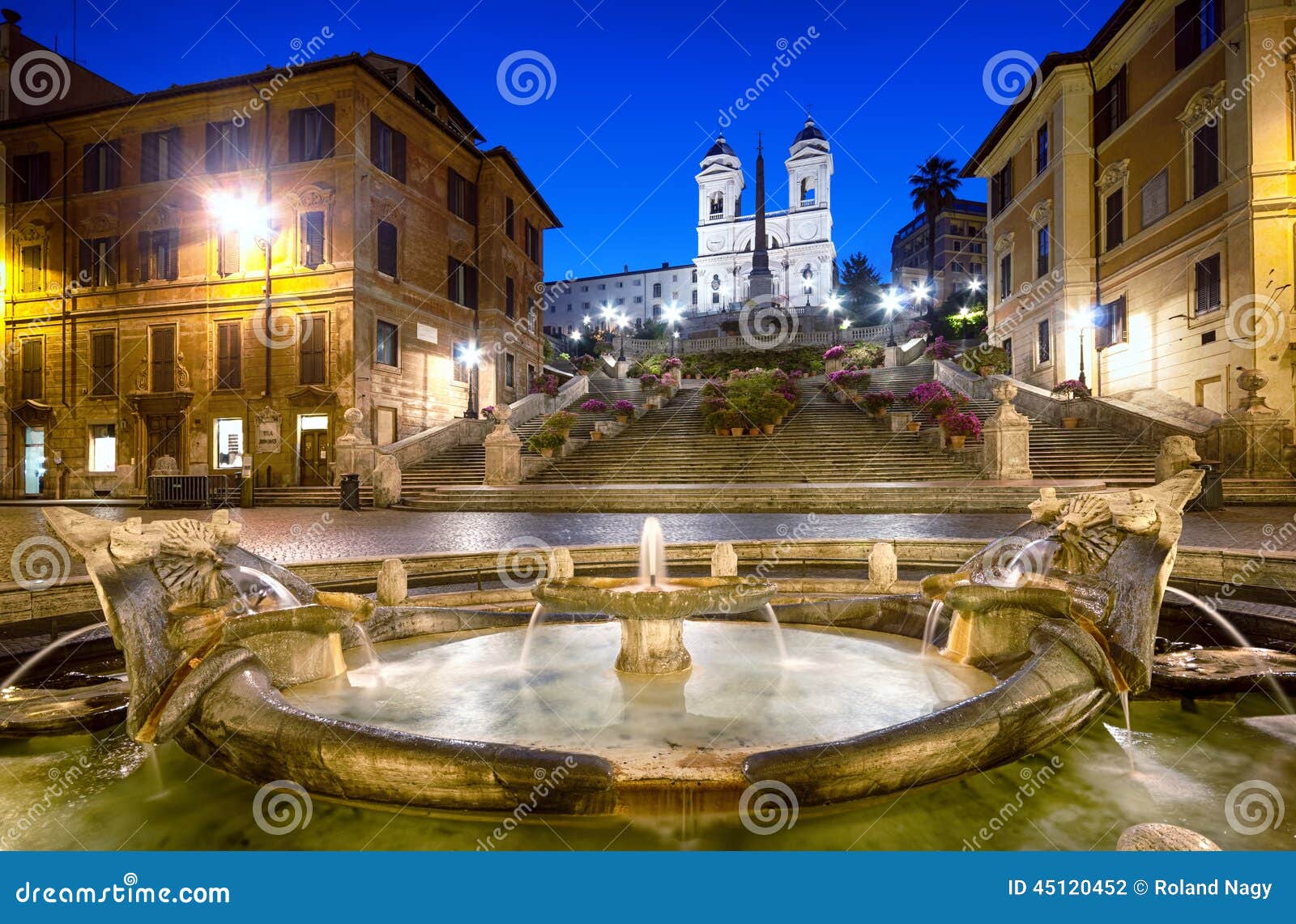 Spanish Steps, Rome - Italy Stock Photo - Image of europe, color: 45120452