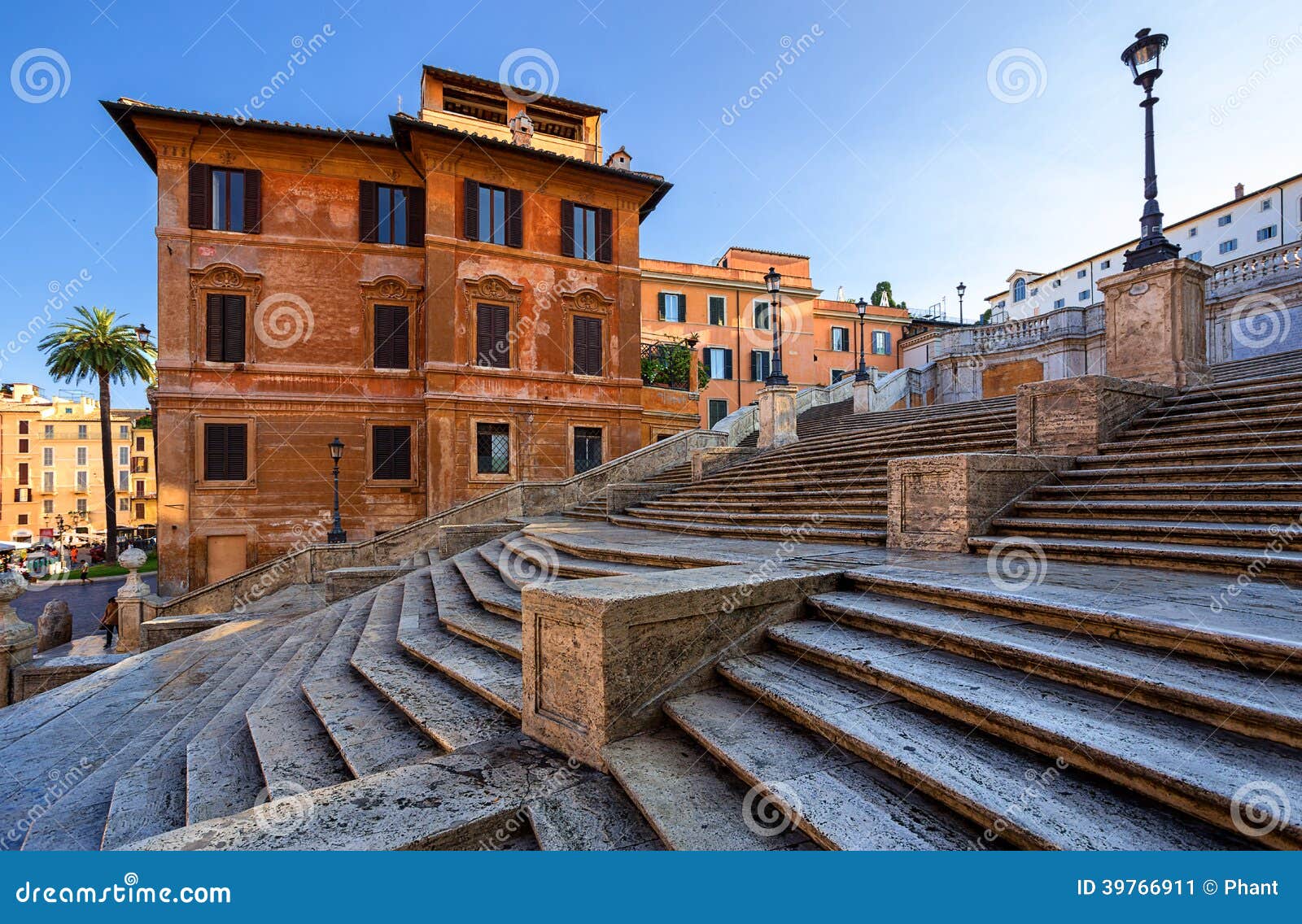 The Spanish Steps in Rome. Italy Stock Image - Image of building ...