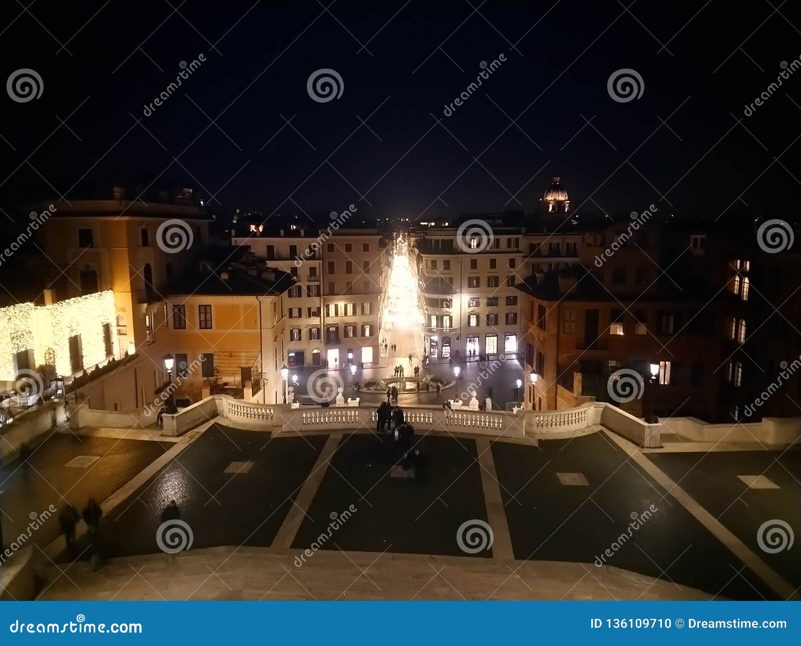 Spanish Steps Spectacular View from Top Editorial Image - Image of ...