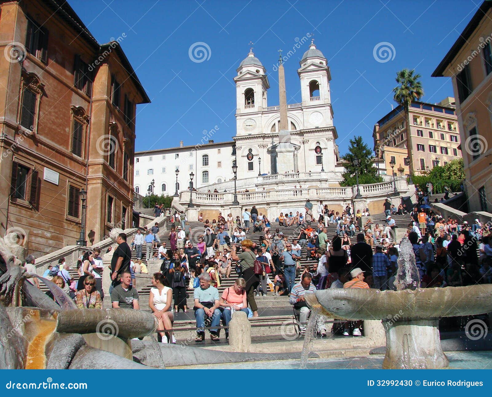 Spanish Steps editorial image. Image of people, history - 32992430