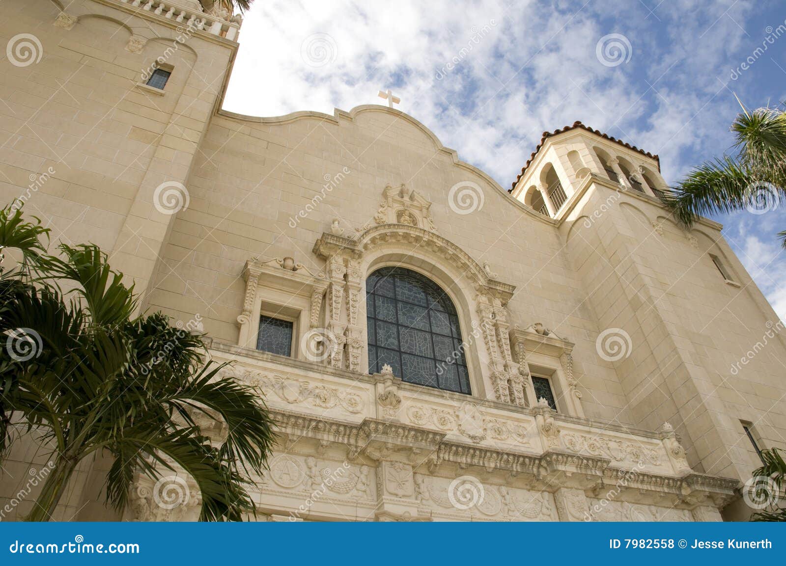 Spanish Style Church stock photo. Image of west, catholic - 7982558