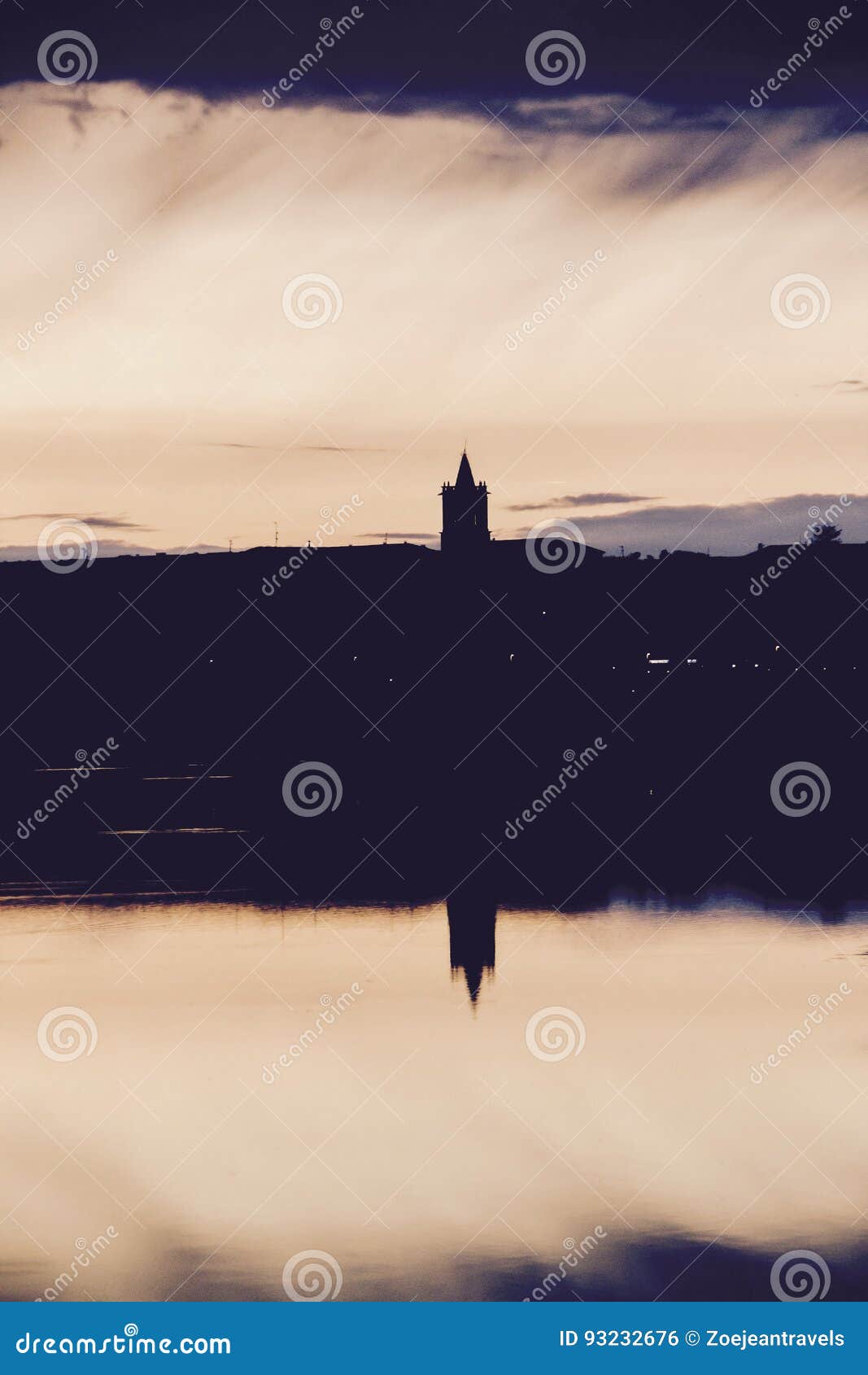 Spanish sunset stock photo. Image of clouds, sunset, fall - 93232676