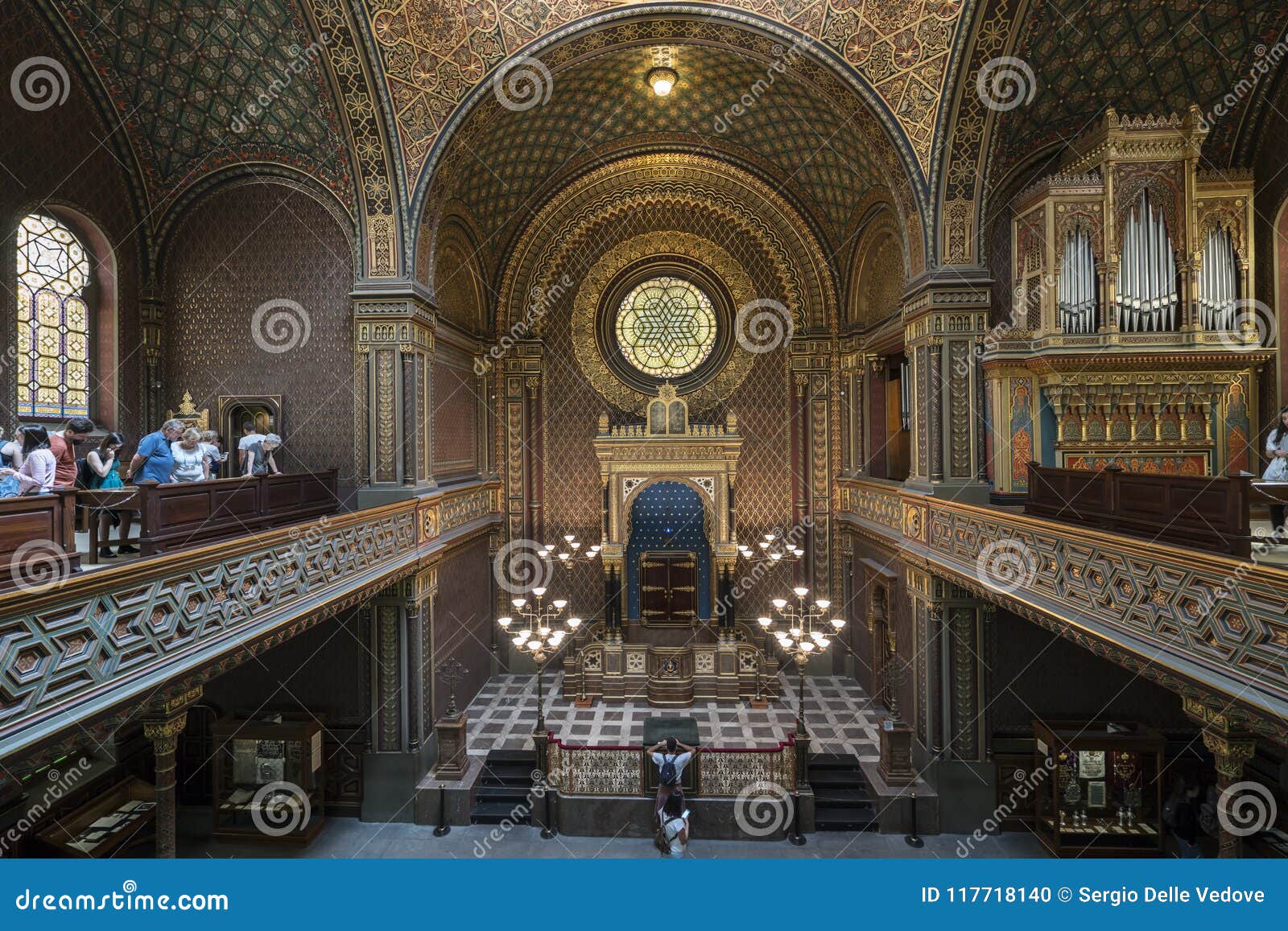 Spanish Synagogue in Prague Editorial Image - Image of ancient, jewish ...