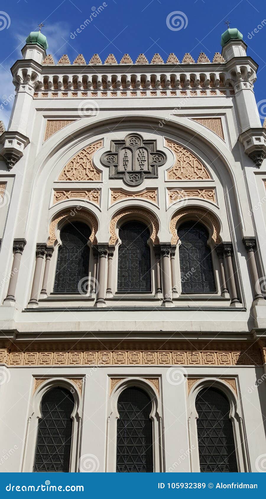The Spanish Synagogue in Prague Stock Image - Image of pray, prague ...