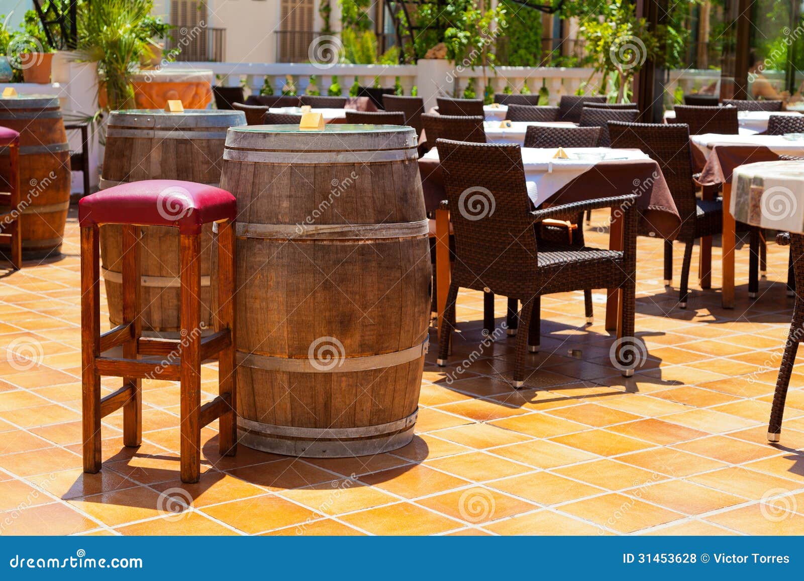 Spanish Tapas Bar stock photo. Image of terrace, spanish - 31453628
