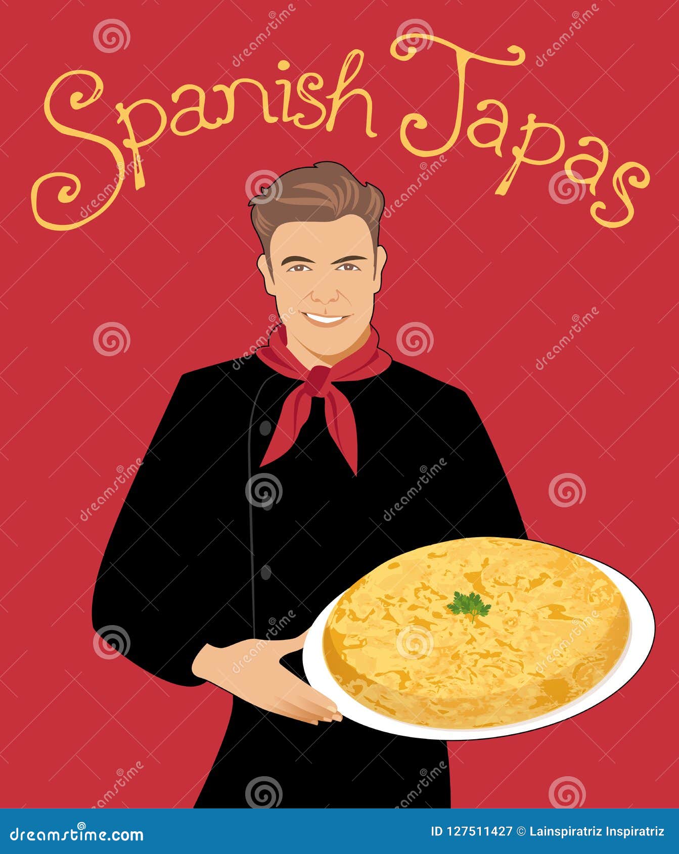 Delicious Tapas With Different Ingredients. Traditional Spanish Snacks ...