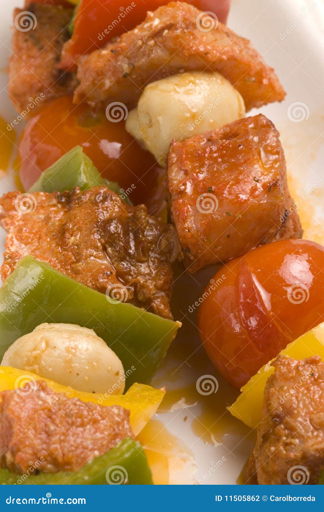 Spanish Tapas.Moroccan Style Kebabs. Stock Photo - Image of ...