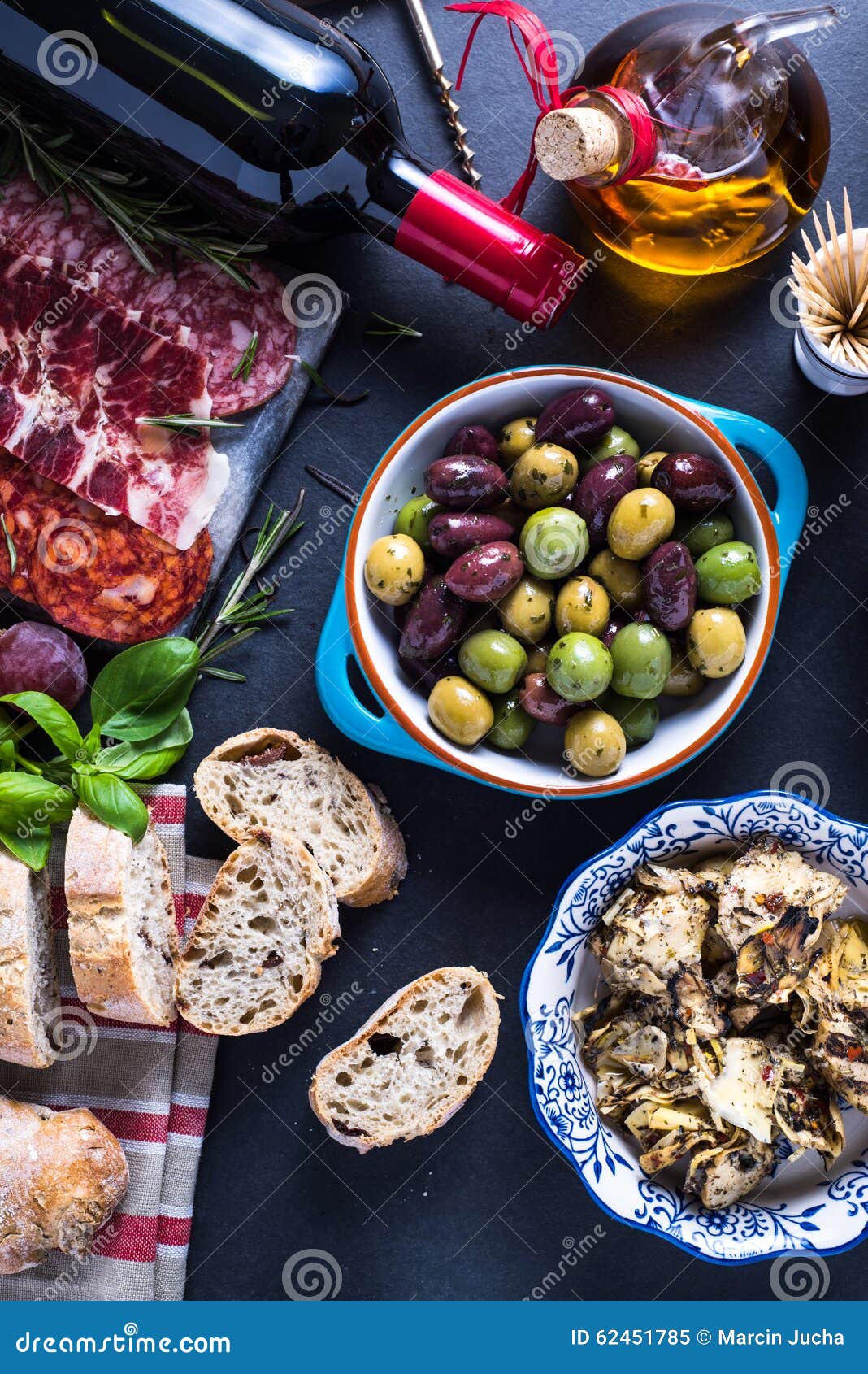 Spanish tapas selection stock image. Image of meal, mediterranean ...