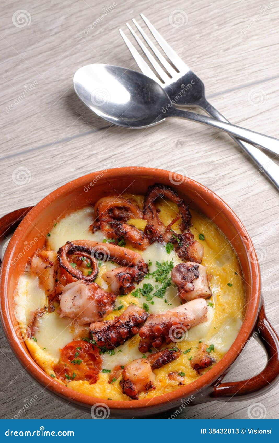 Spanish Tapas Style Octopus Stock Image - Image of cuisine, portion ...