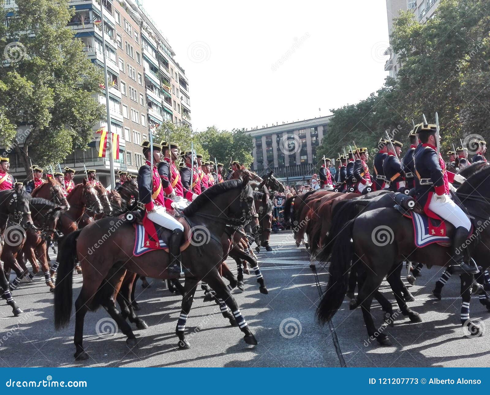 Spanish troops. editorial stock photo. Image of military - 121207773