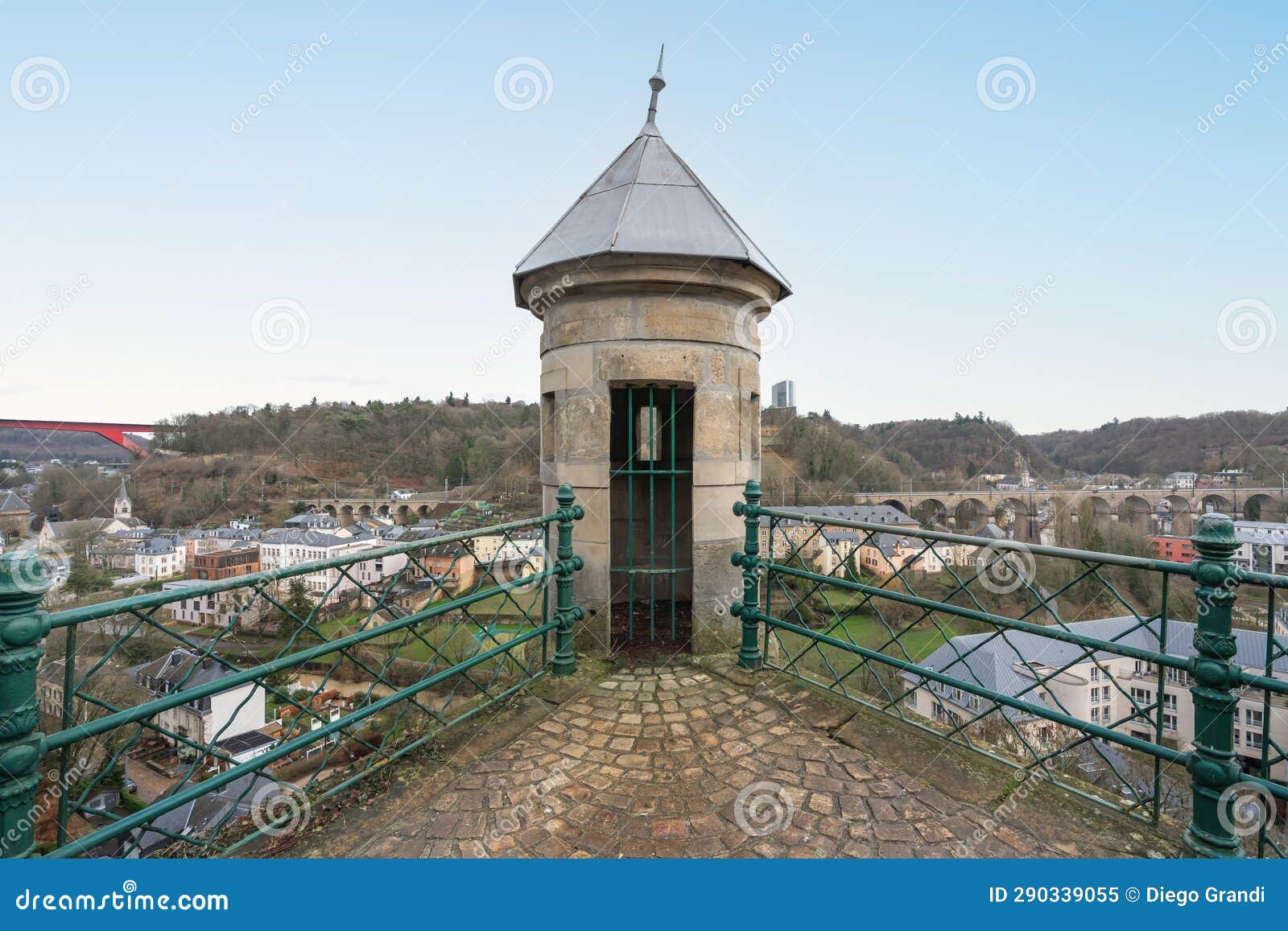 Spanish Turret By The Three Towers, Historic Monument Build In The 17th ...