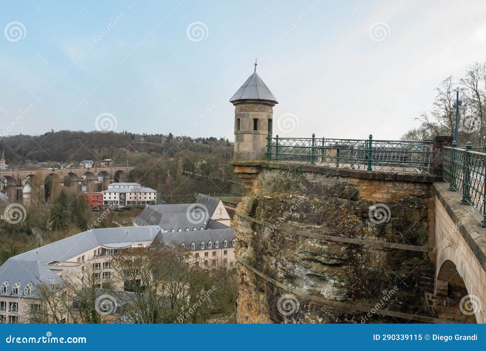 Spanish Turret By The Three Towers, Historic Monument Build In The 17th ...