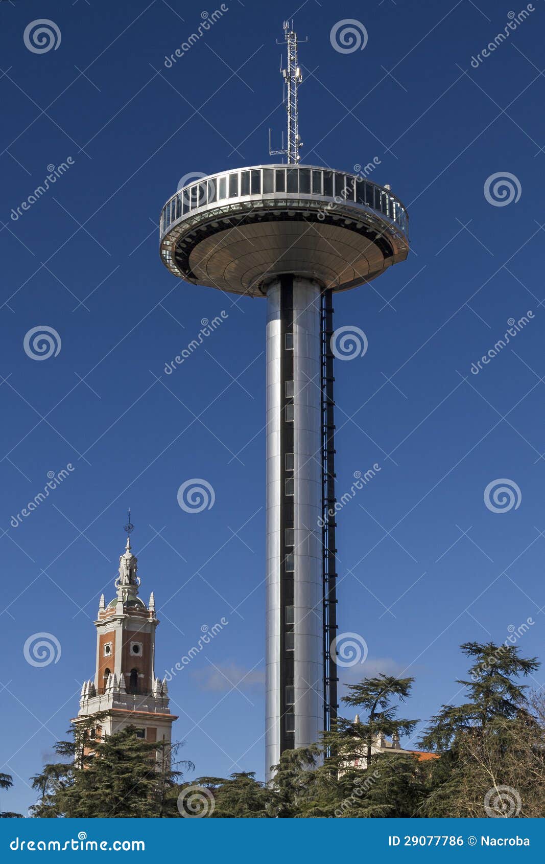 Spanish TV tower stock photo. Image of sign, architecture - 29077786