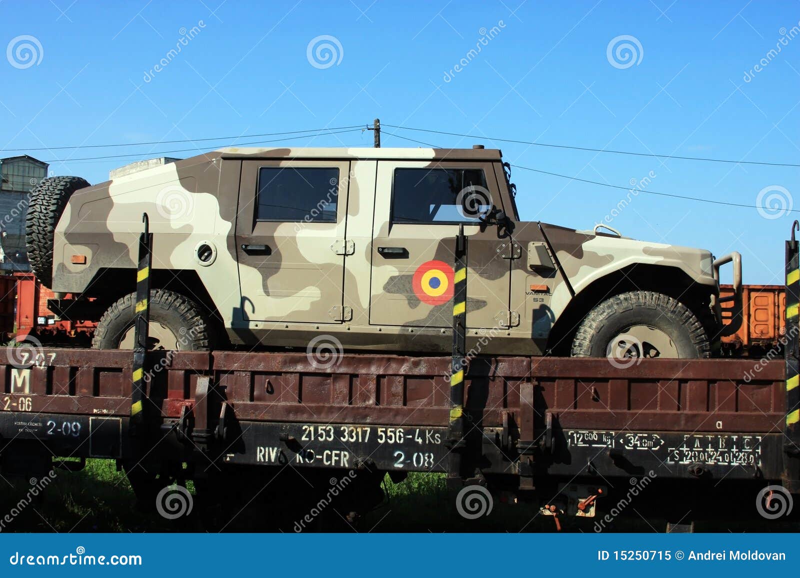 Spanish Vamtac editorial image. Image of romania, outdoor - 15250715