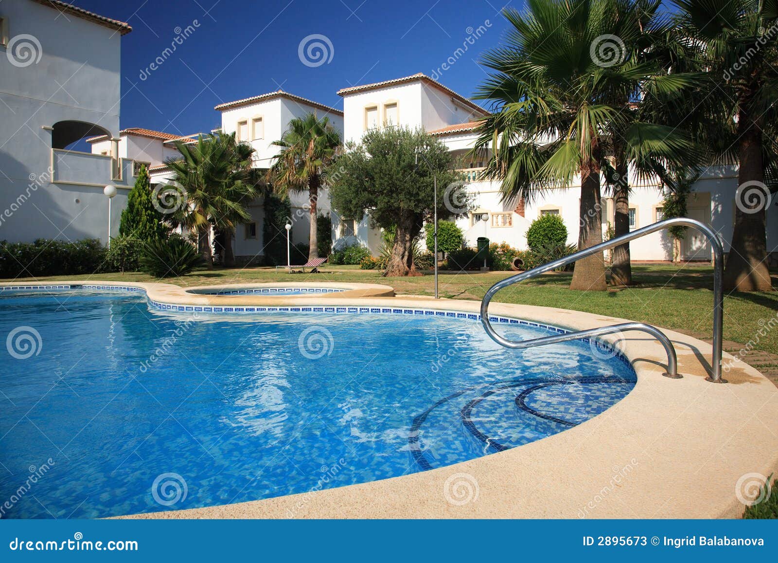 Spanish villas stock image. Image of sunny, spanish, outdoor - 2895673