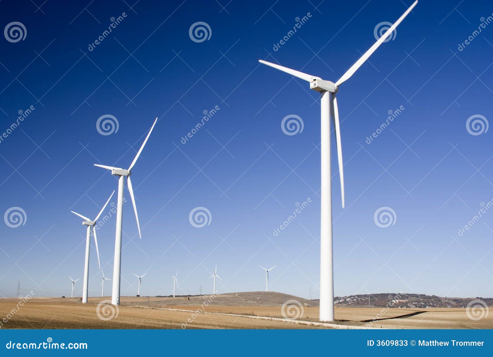 Spanish Wind Farm stock image. Image of energy, field - 3609833
