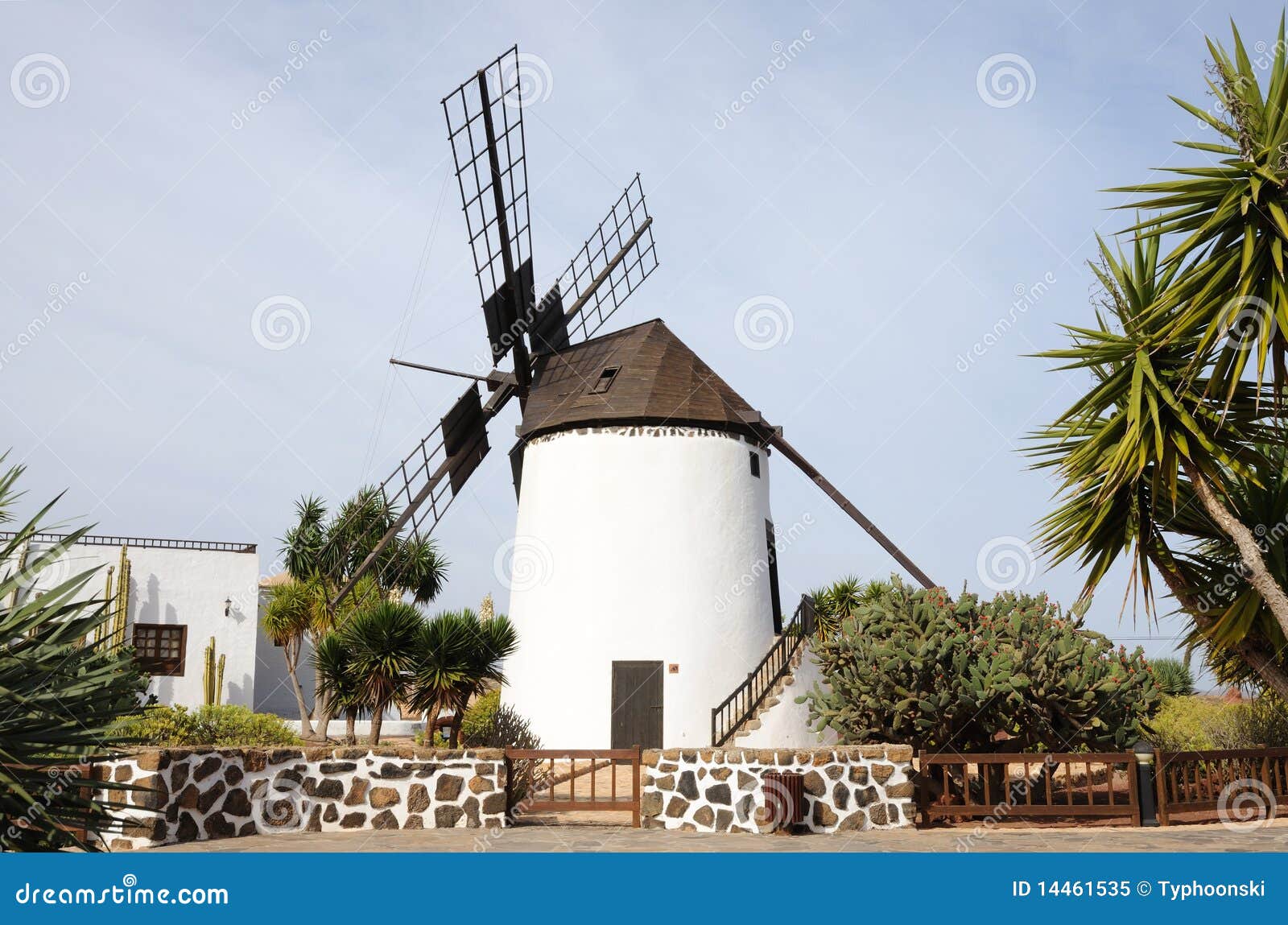 Spanish Windmill stock image. Image of culture, windmill - 14461535