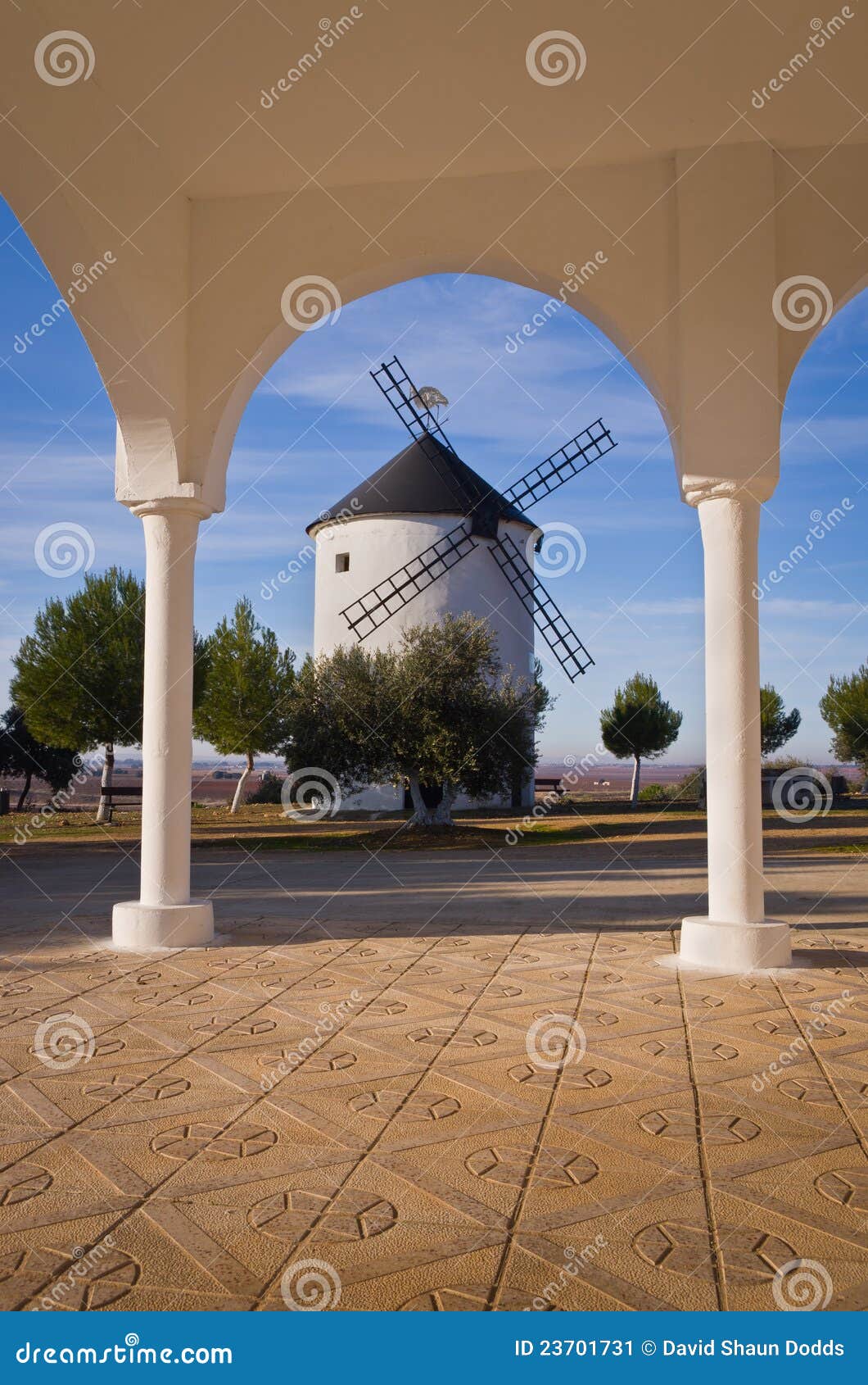 Spanish Windmill stock image. Image of mancha, castilla - 23701731